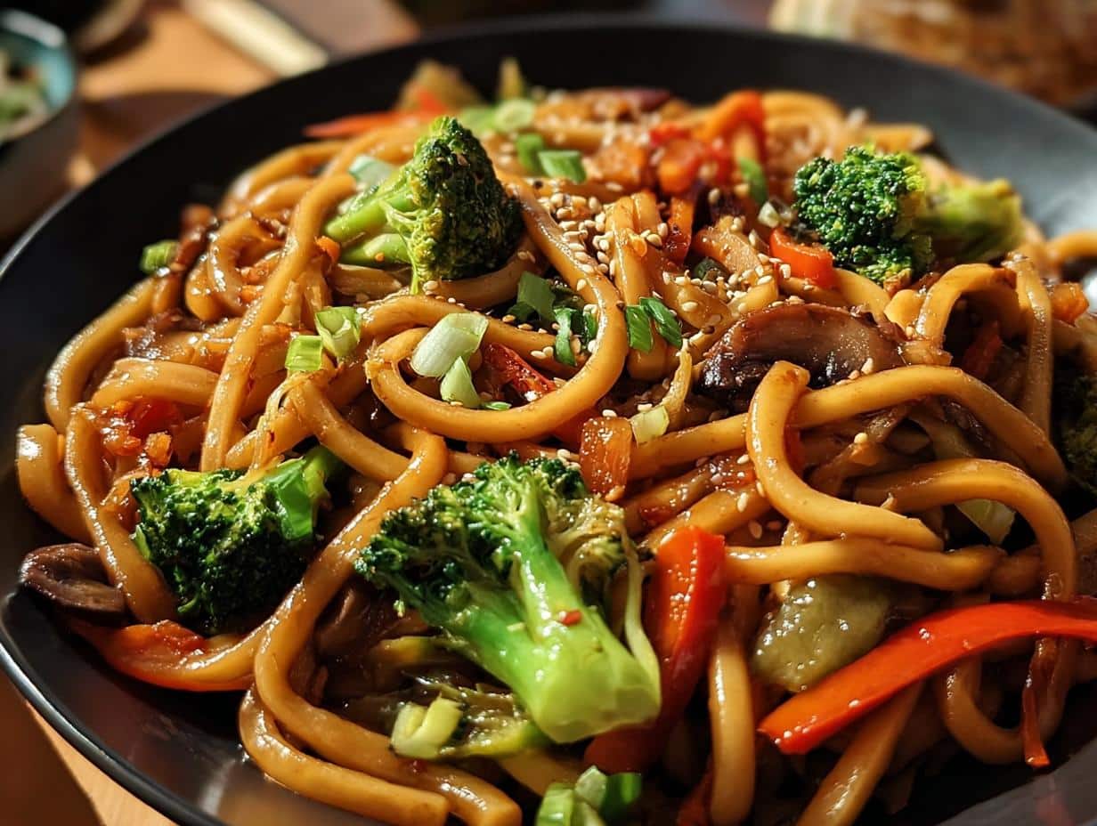 Veggie Stir Fry Udon: Quick, Delicious 15-Min Meal - Oporecipes