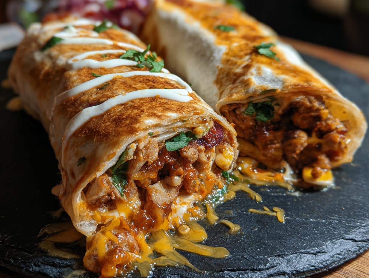 Crispy Loaded Taco Burritos: Amazing 35-Min Recipe - Oporecipes