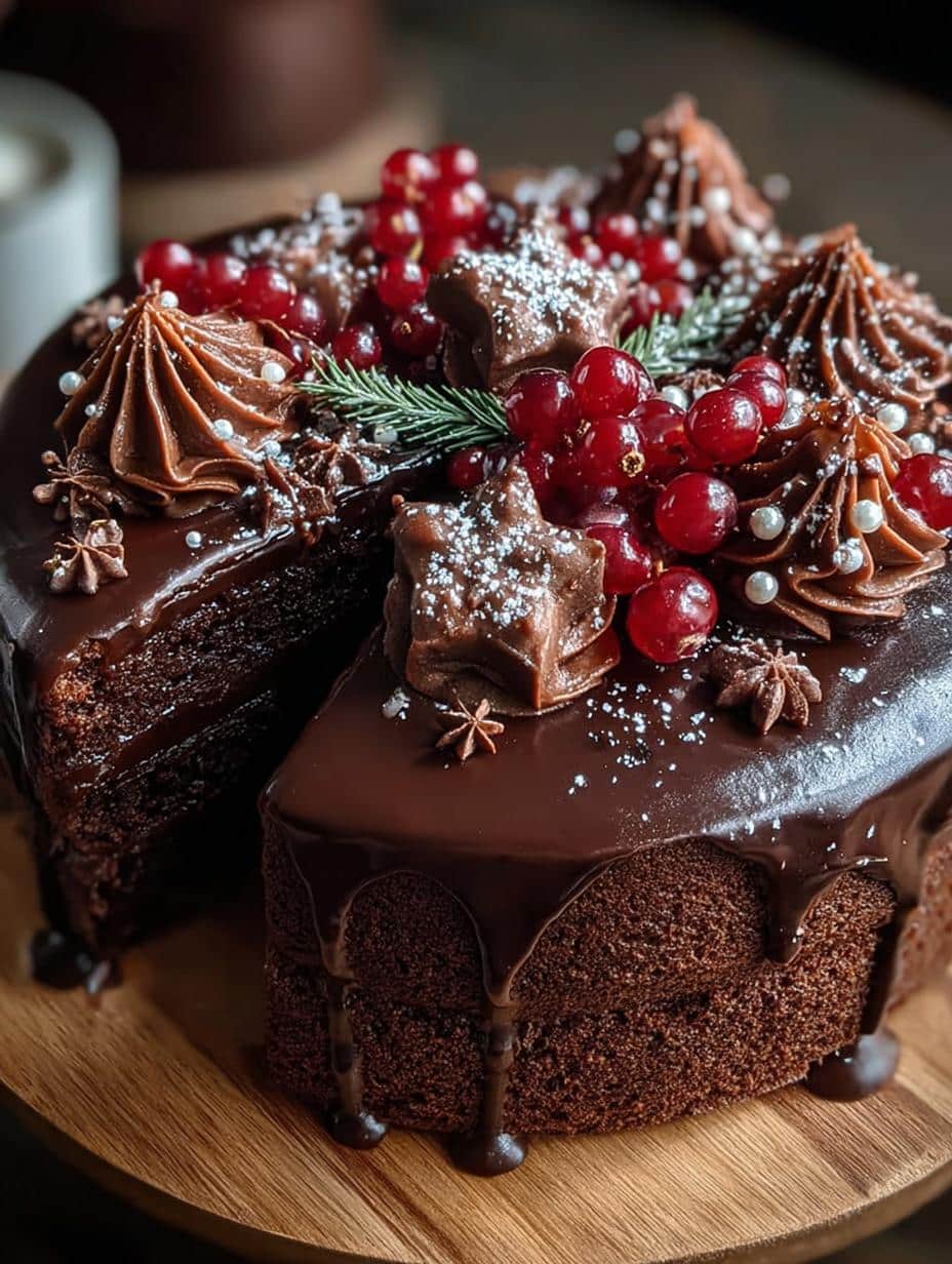 Irresistible Chocolate Yule Cake to Delight Your Holidays - Oporecipes