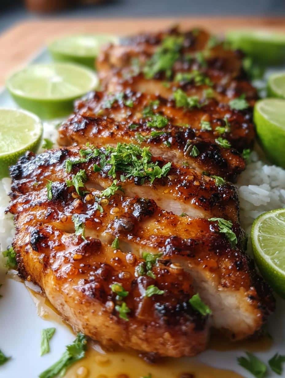 Spicy Honey Lime Chicken: 1 Amazing, Juicy Bite - Oporecipes