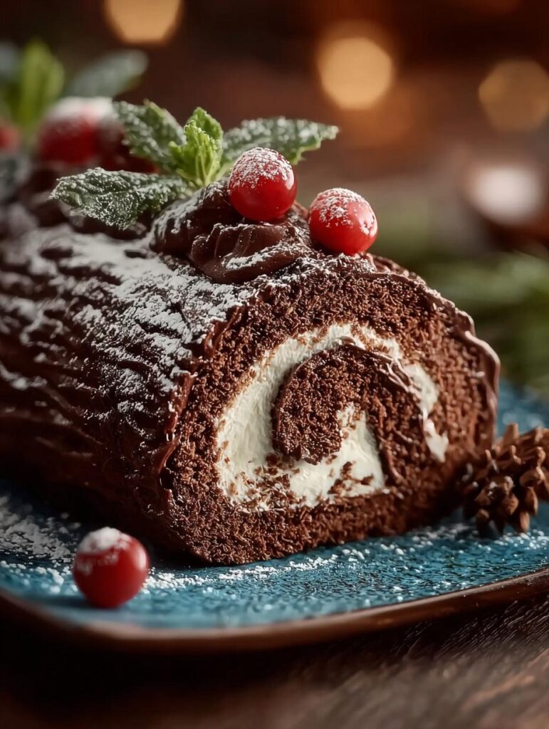 Traditional Chocolate Yule Log: 5 Steps to Holiday Bliss - Oporecipes